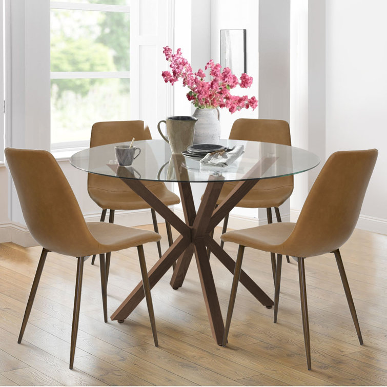 Fantastic furniture glass dining table store